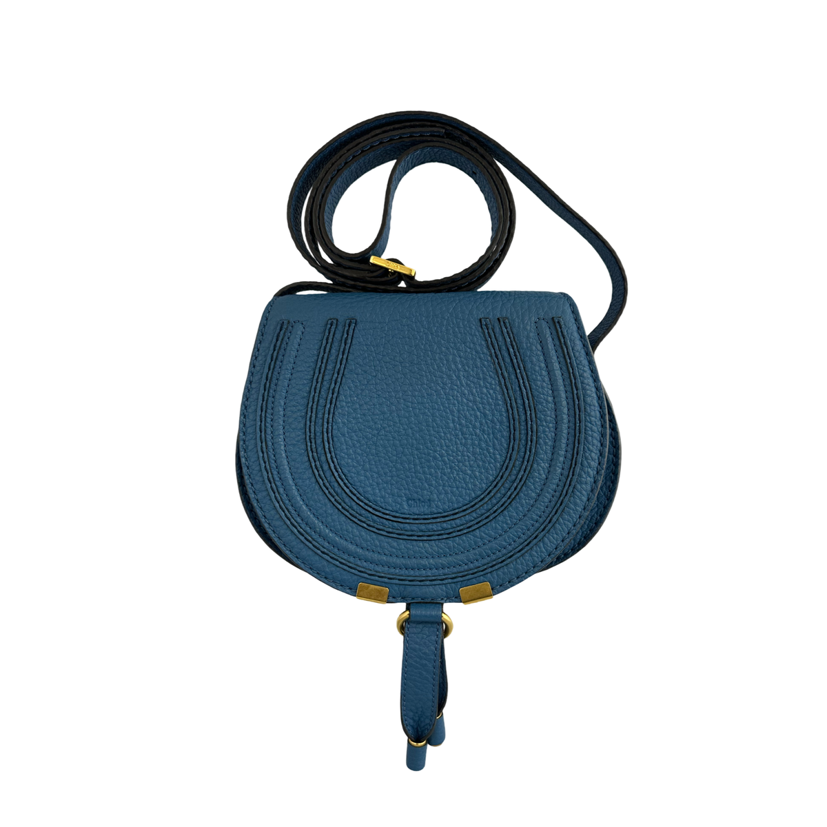 Chloe Blue Mini Marcie – Couture LV